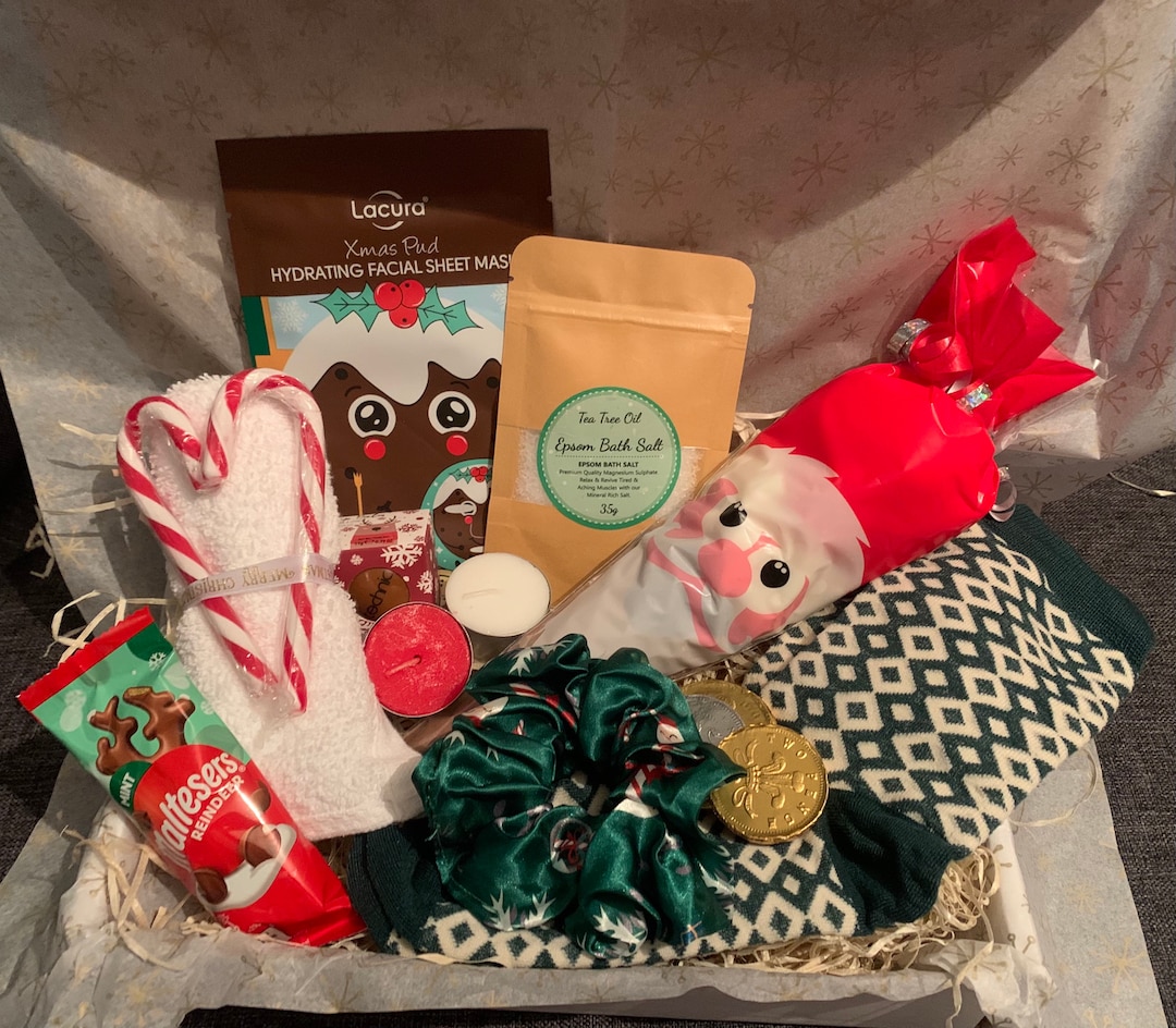 2023 Christmas Pudding Pamper Box Christmas Gift Box Secret Santa ...