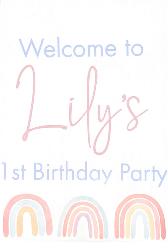 Welcome Party Sign - Etsy