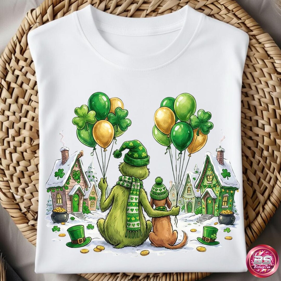 Grinch St. Patrick's Day Png, Funny Grinch Png, Shamrock Grinch Png ...