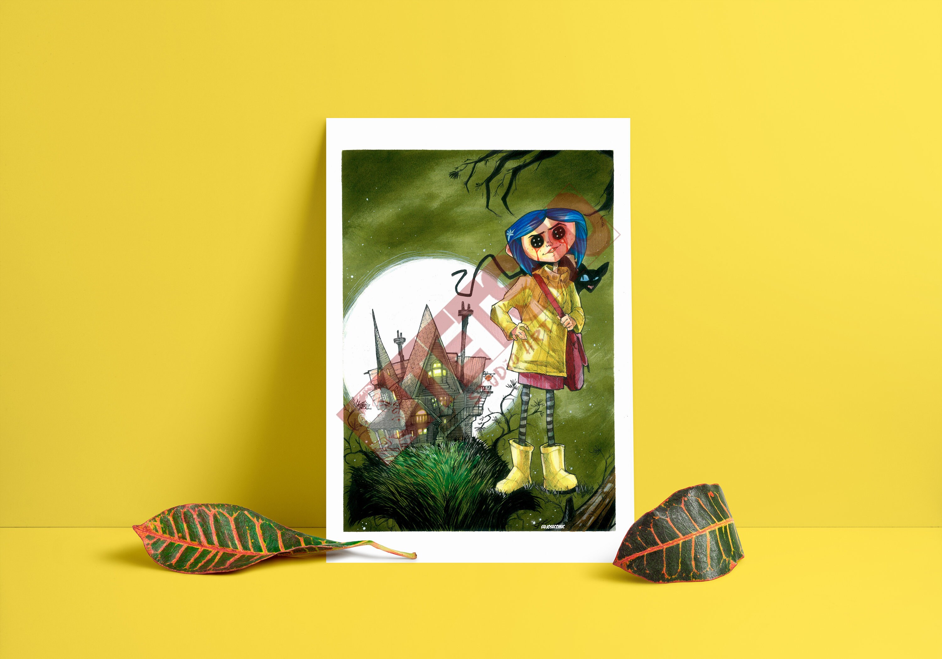 Coraline Original Art Print Other Mother Hands -henry Selick Stop ...