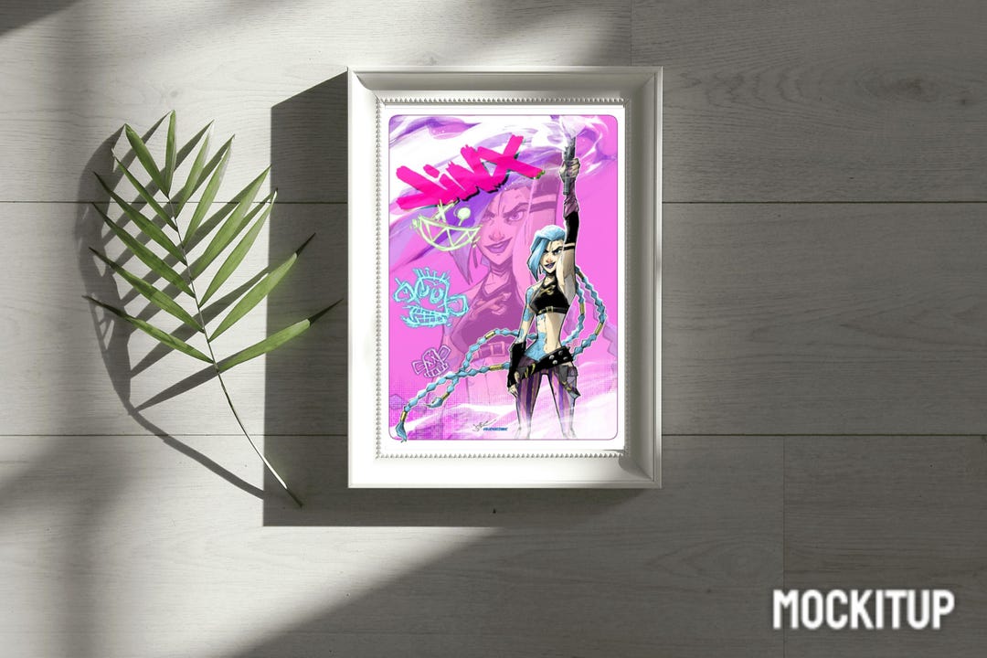 League of Legends Poster, Jinx, Video Games, Room Decoration, Unique ...