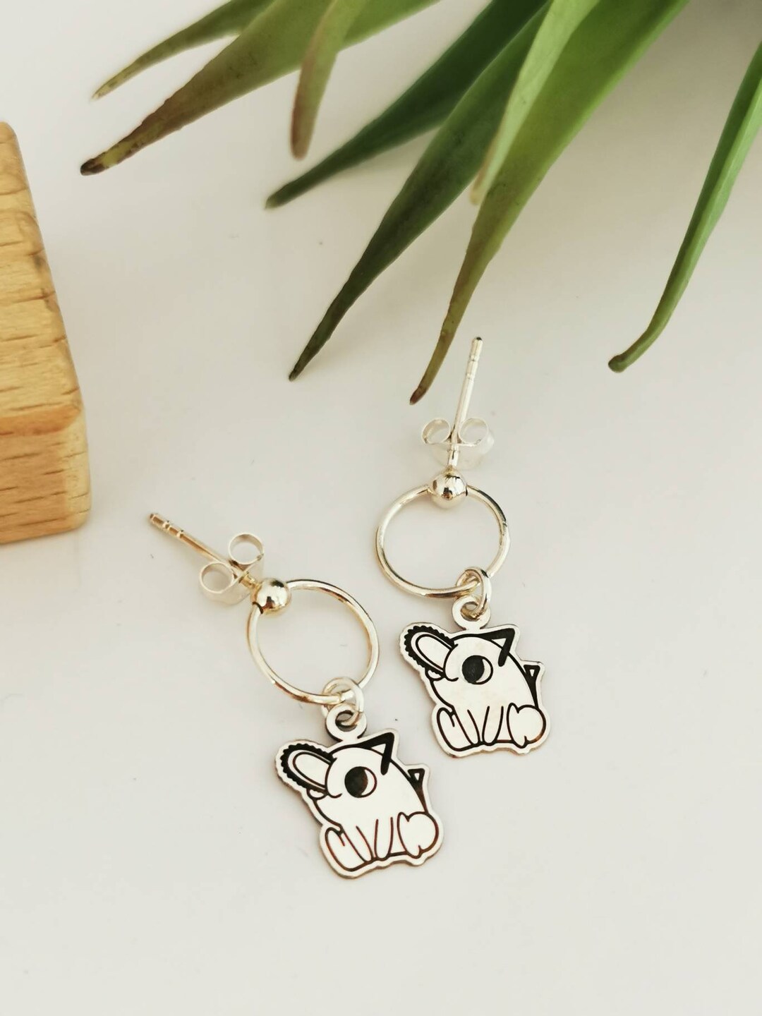 Anime Pochi Earrings Kawaii Jewelry Chaw Saw Jewelry Kawaii Earrings ...