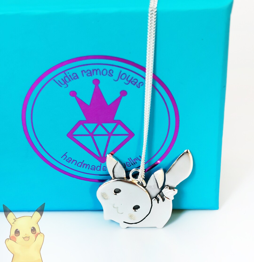 Pika Pendant, Anime, Kawaii, Manga, Handmade Jewelry, 925 Silver ...