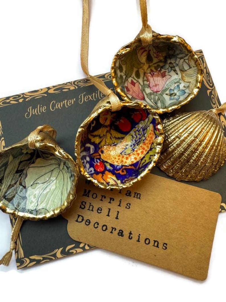 William Morris Hanging Shell Decoration, Arrives Gift Wrapped - Etsy