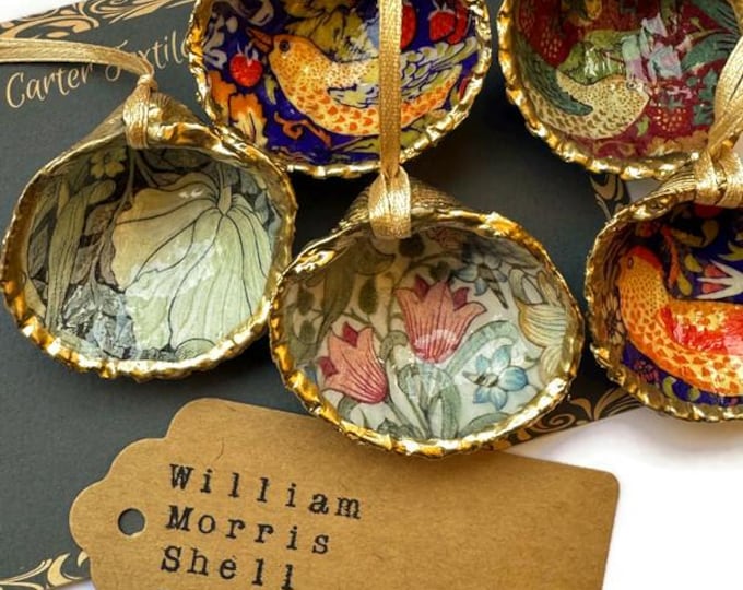 William Morris Hanging Shell Decoration, Arrives Gift Wrapped - Etsy