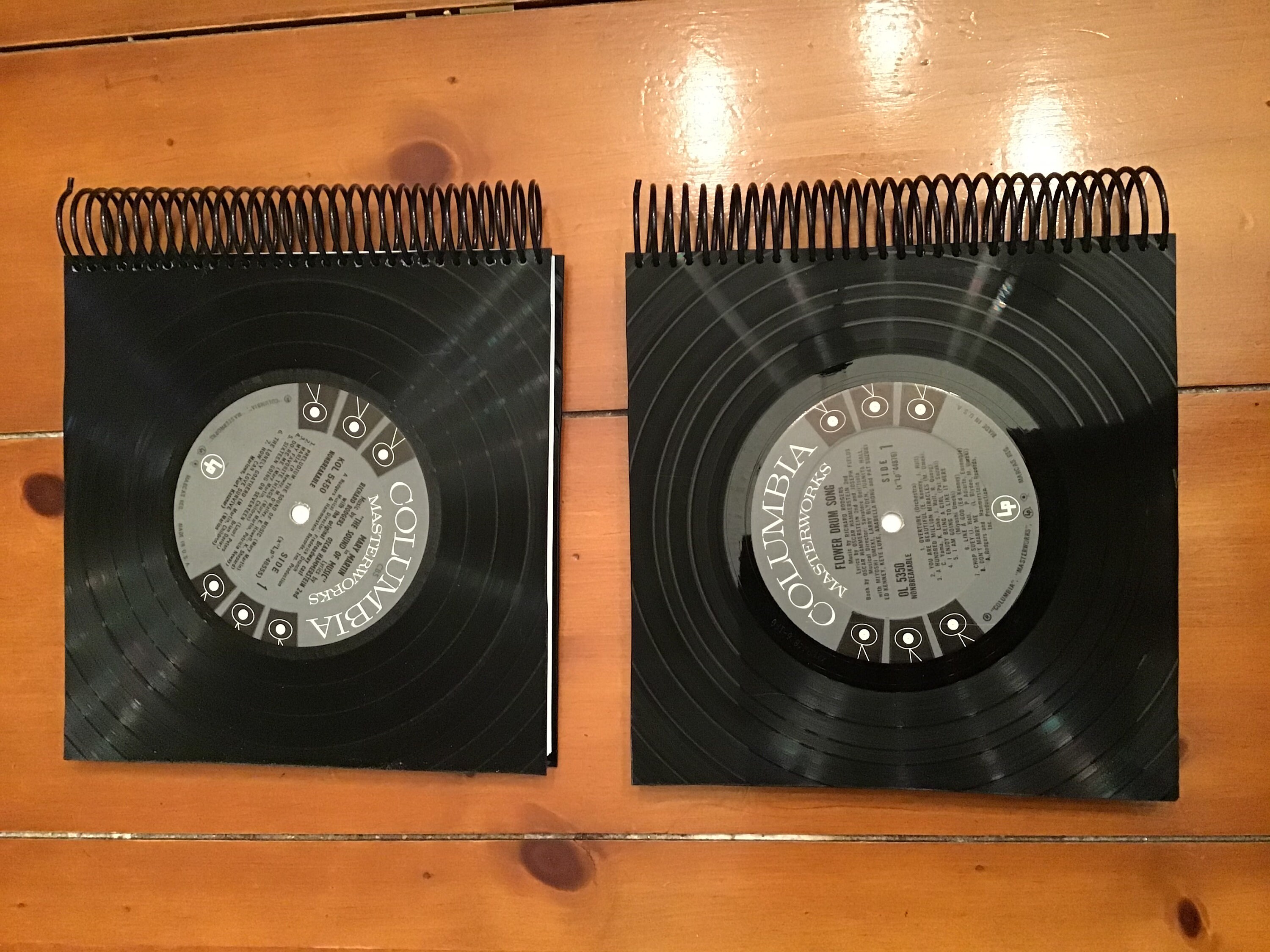 VINYL RECORD Notebook/journal/diary Set of 2 - Etsy