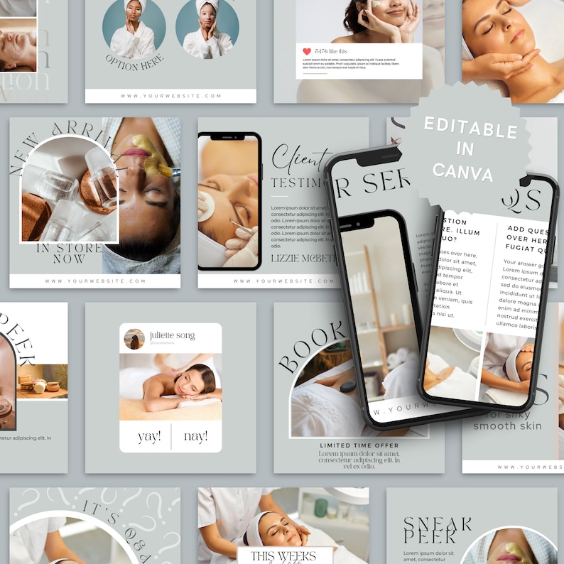 Instagram Canva Templates for Health and Wellness Professionals Looking ...