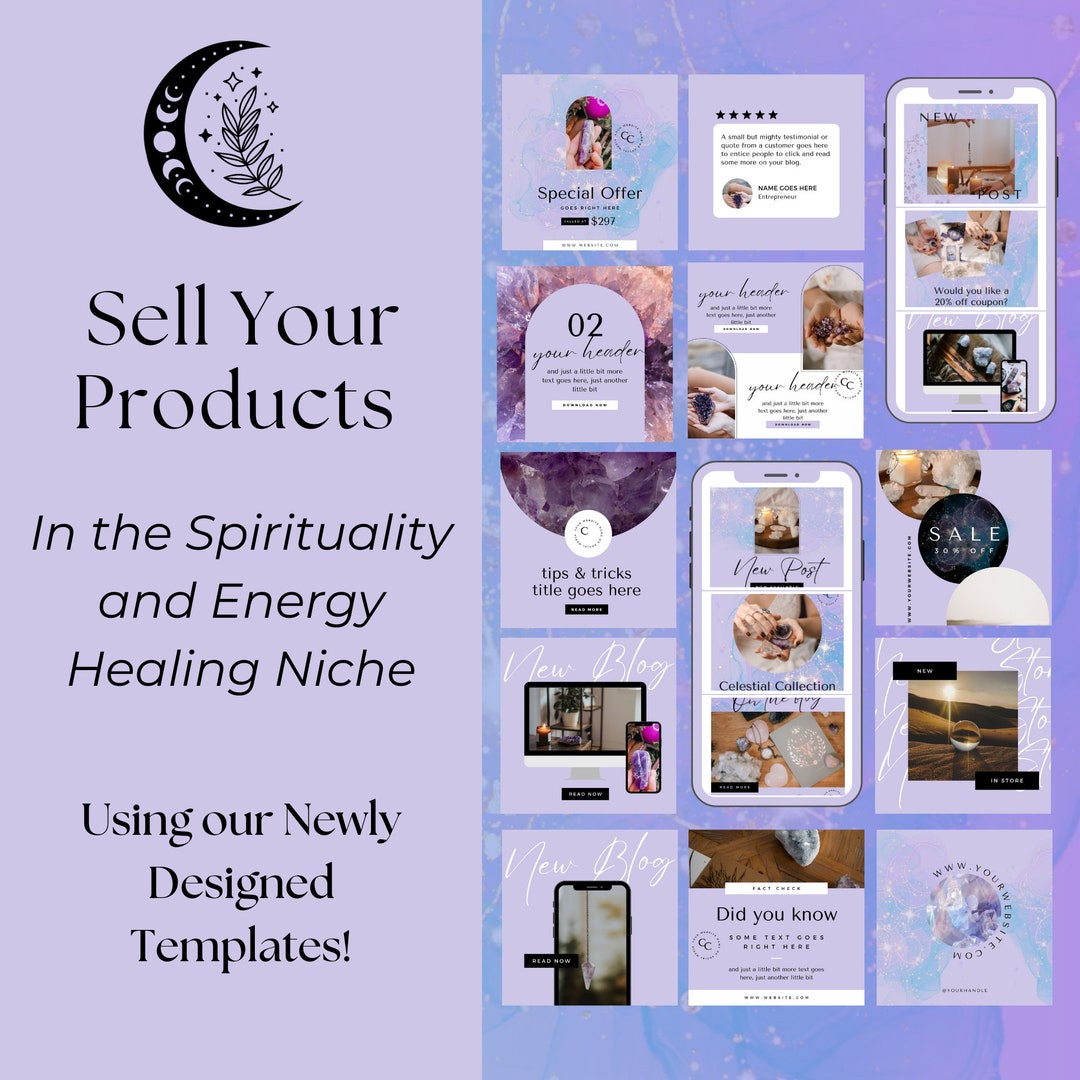 Instagram Templates for Product Sellers, Instant Download, Canva ...