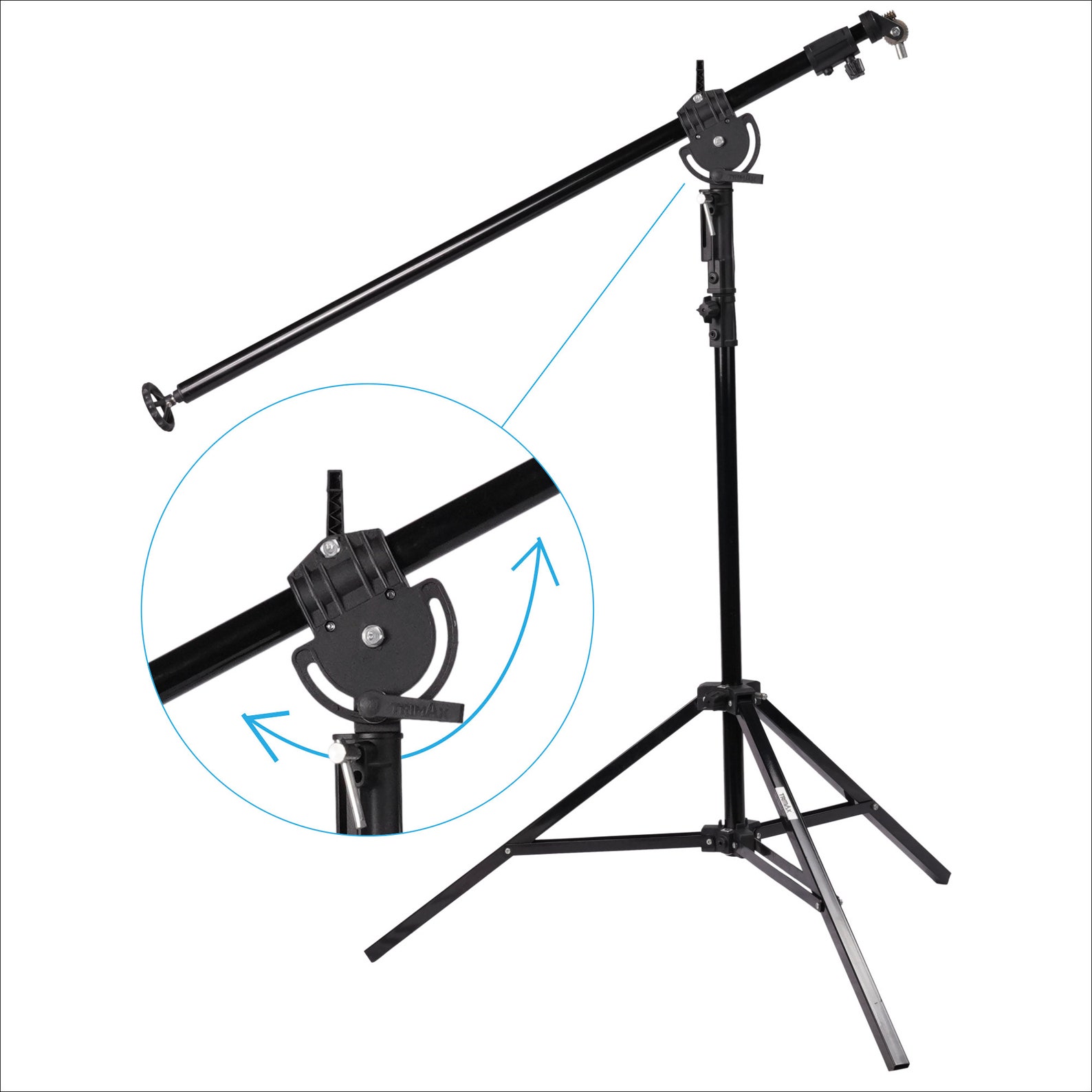 Heavy Duty Boom With Mechanical Gear - 8 Feet (2.5m) - Twist Knob to ...