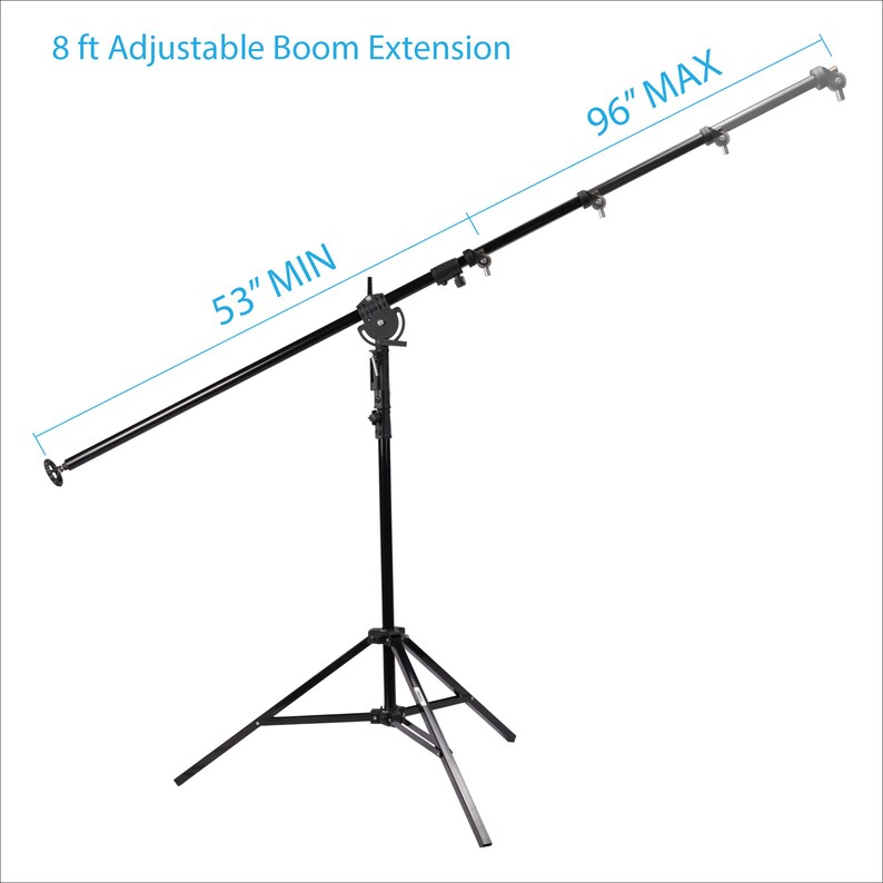 Heavy Duty Boom With Mechanical Gear - 8 Feet (2.5m) - Twist Knob to ...
