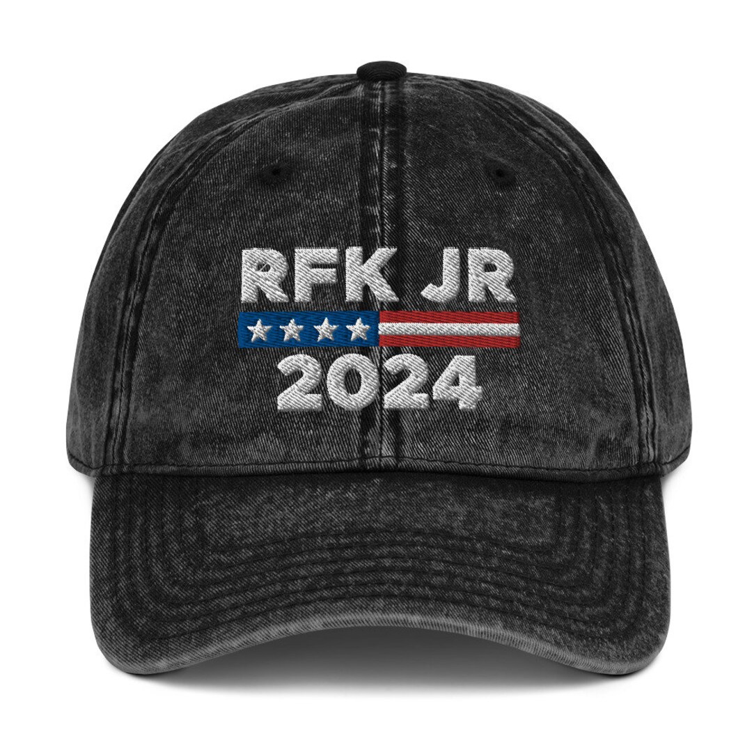 Rfk Jr Hat (embroidered Vintage Cotton Twill Cap) RFK JR for President ...