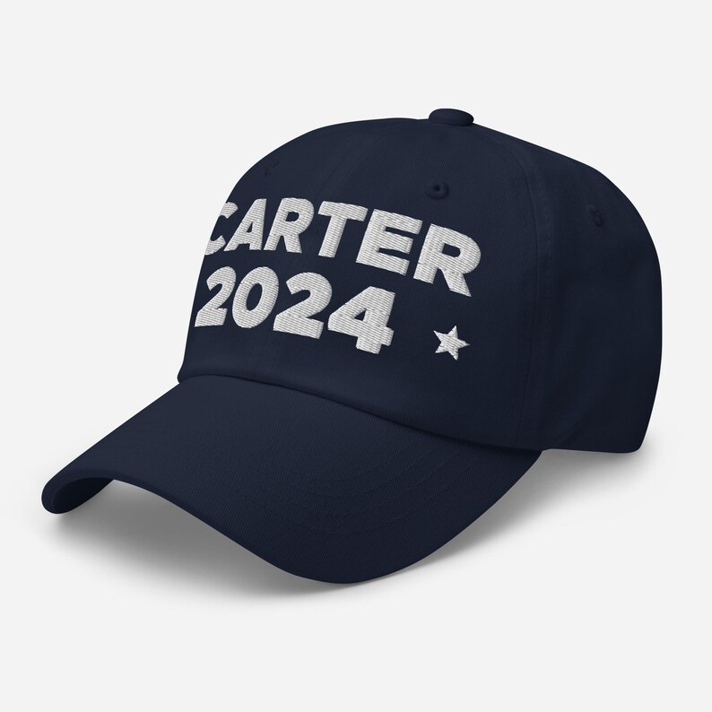 Carter 2024 Hat (embroidered Dad Cap) - Etsy
