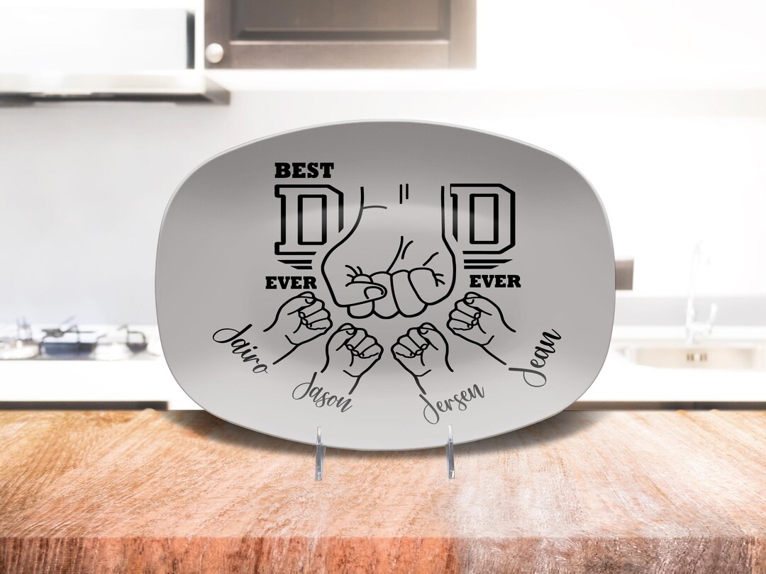 Personalized Father Platter. Father's Day Gift - Personalized Dad Plate ...