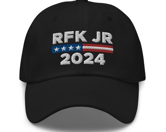 RFK JR 2024 Hat Robert F Kennedy Jr for President Embroidered - Etsy