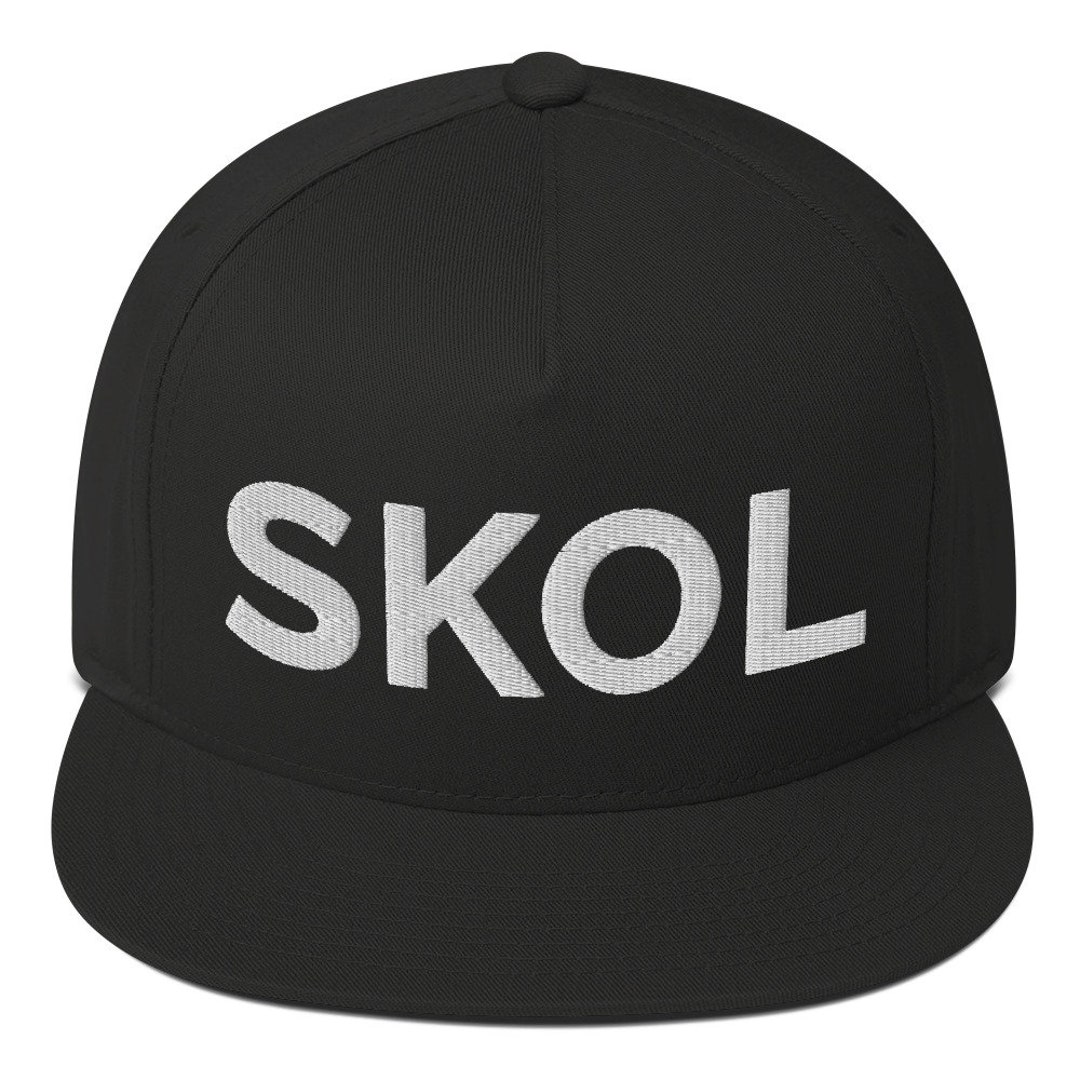 Skol Snapback Cap, Skol Embroidered Hat, Mn Football Hat, Pro Football ...