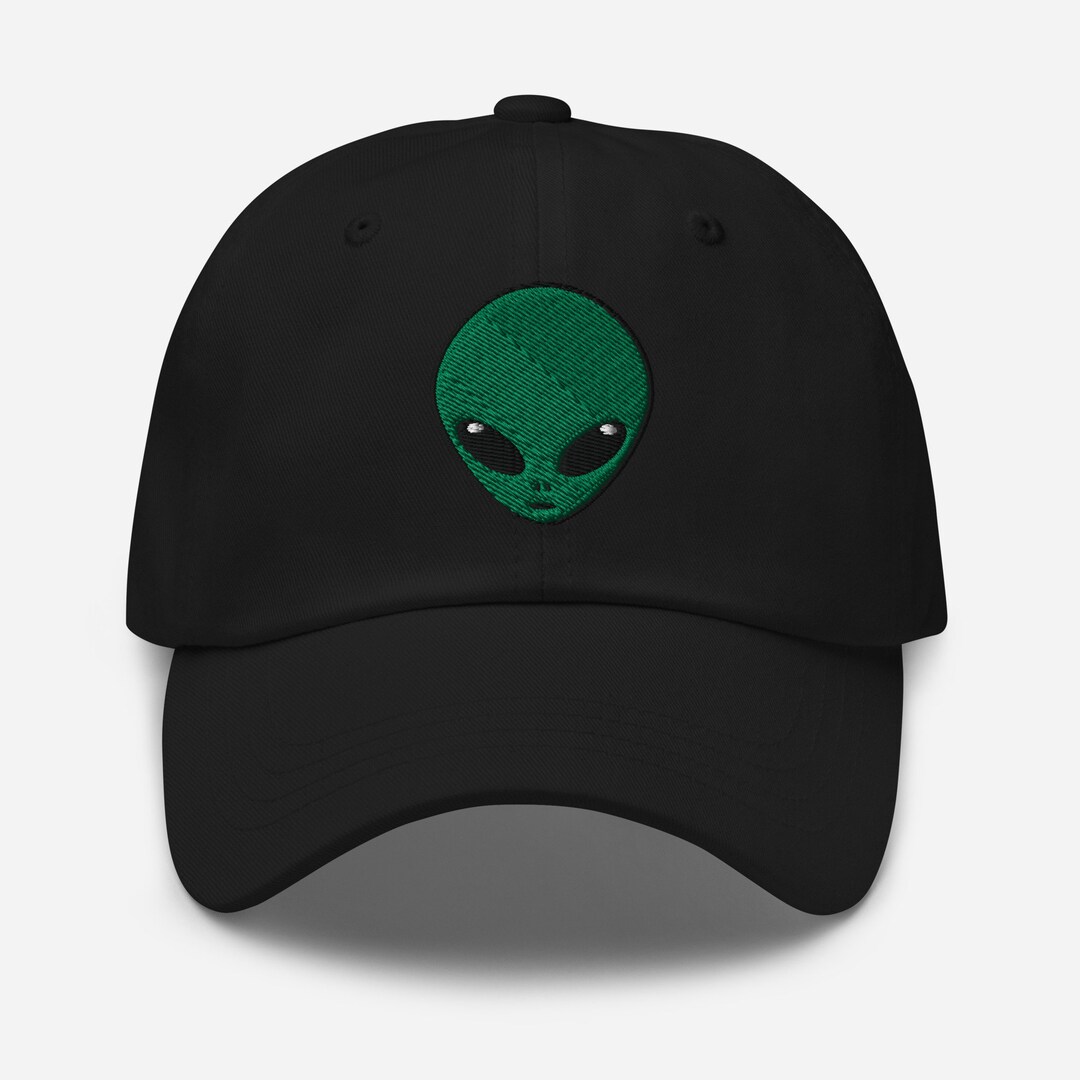 Alien Head Hat (embroidered Dad Cap) - Etsy