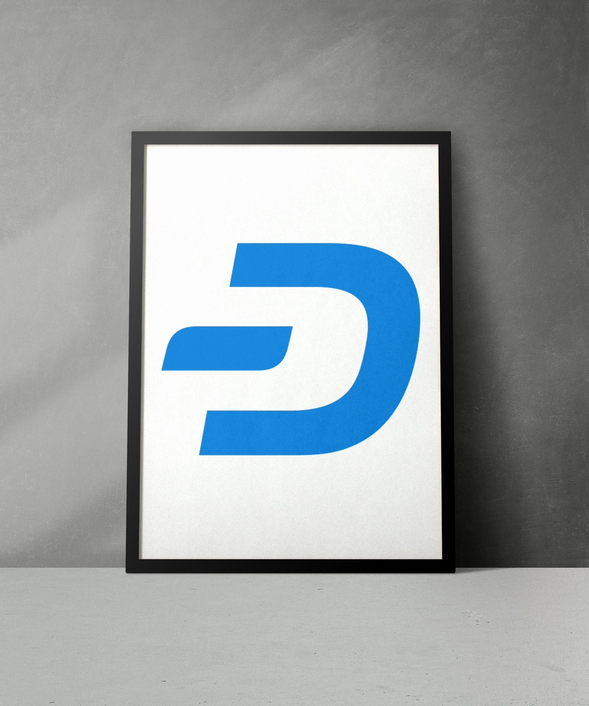 Dash Crypto Logo File Svg Png Pdf Jpg Eps Dxf Instant - Etsy