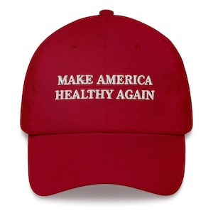 Make America Healthy Again Hat (embroidered Dad Cap) - Etsy