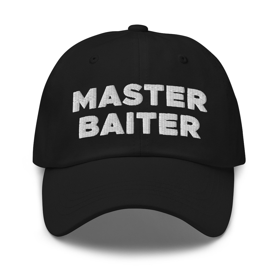 Master Baiter Hat (embroidered), Funny Fishing Hats - Etsy