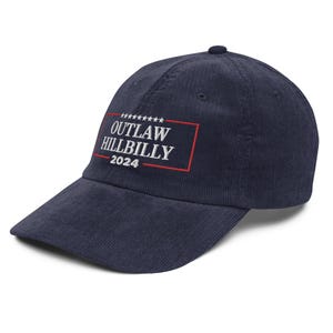 Outlaw Hillbilly 2024 Hat (embroidered Vintage Corduroy Cap) Funny ...