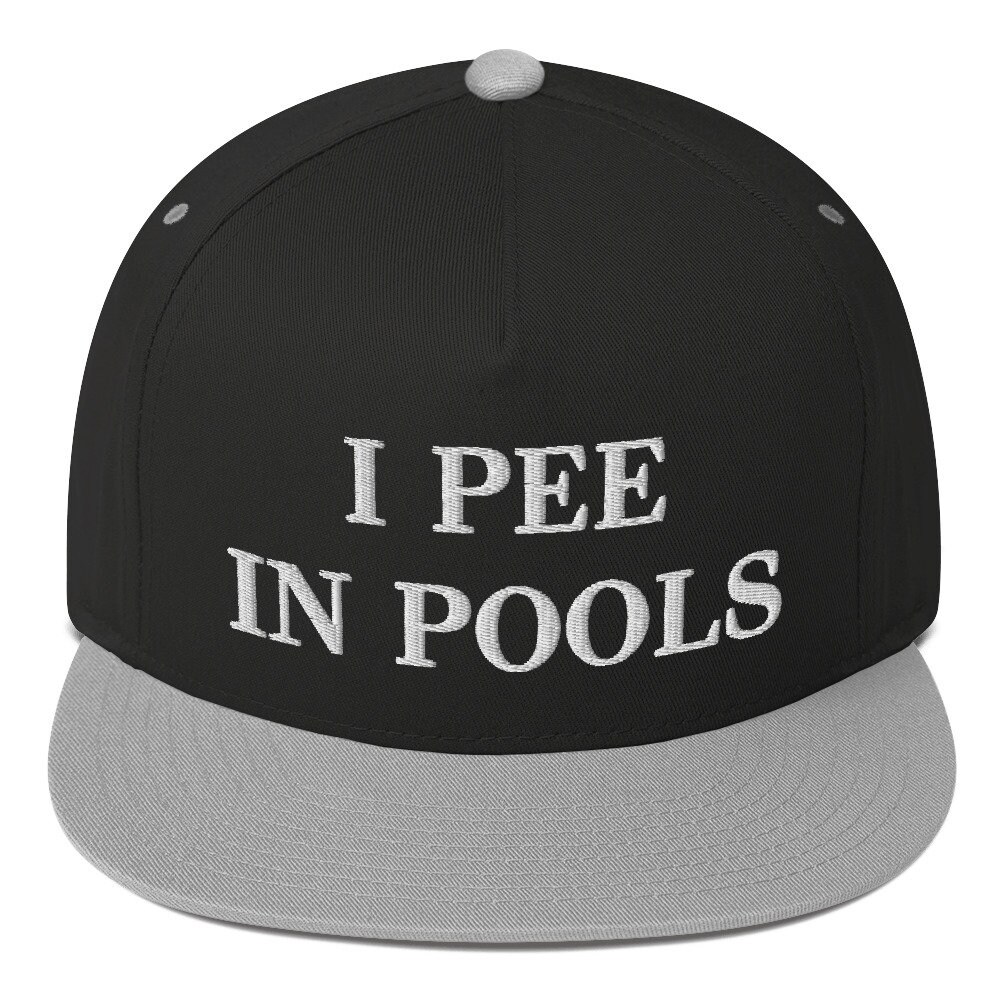 Pee in Pools Snapback Cap Pee in Pools Embroidered Hat I Pee - Etsy
