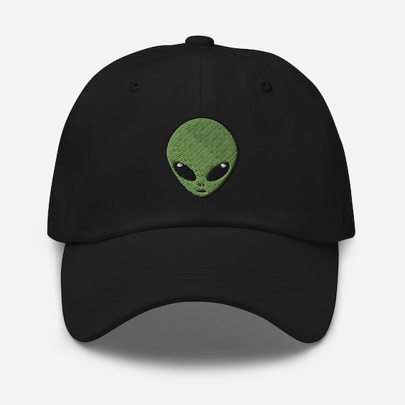 Alien Hat embroidered Dad Cap Large Head Green Aliens Hat - Etsy