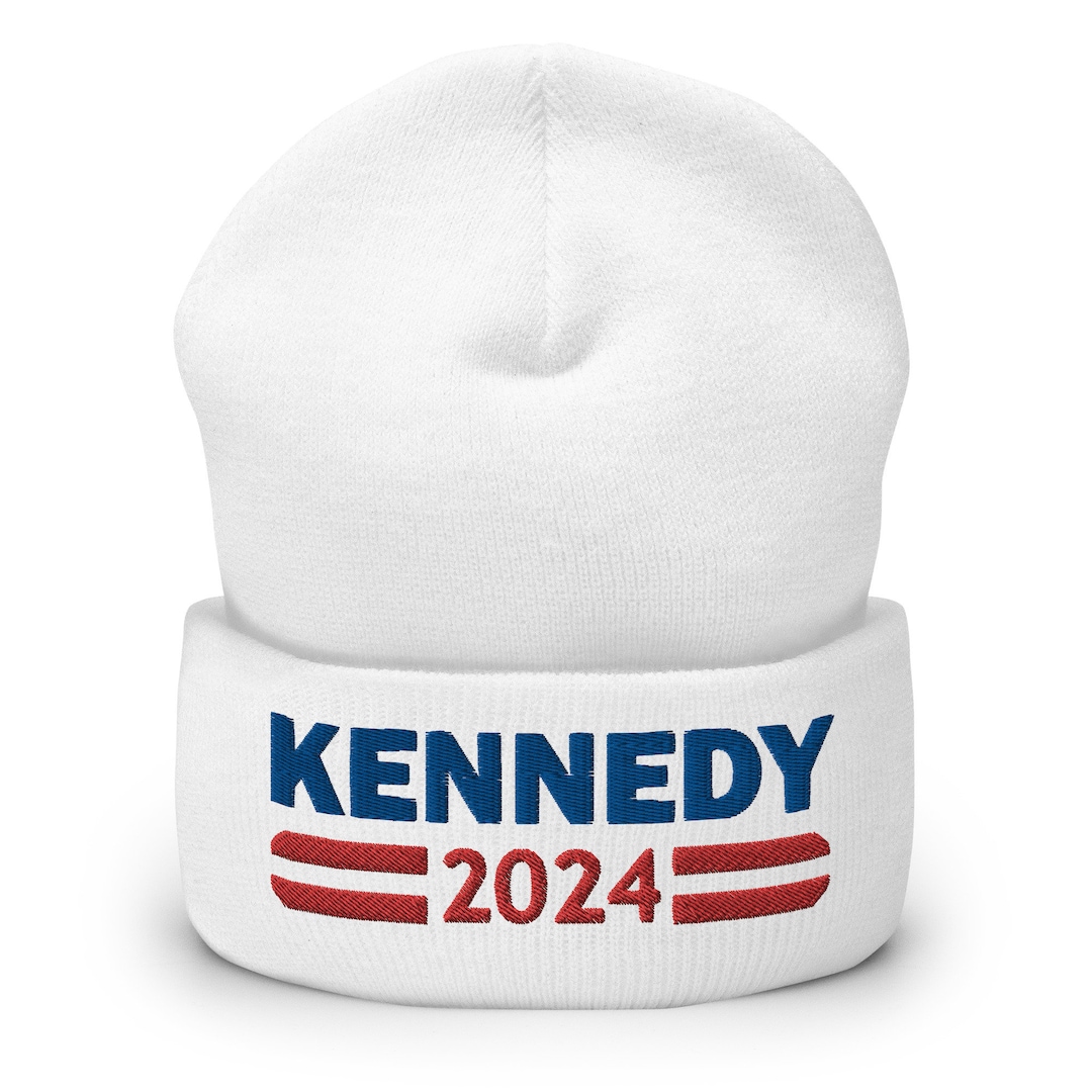 Kennedy 2024 Hat (embroidered Cuffed Beanie), RFK JR for President 2024 Merch, RFK 2024 Cap ...