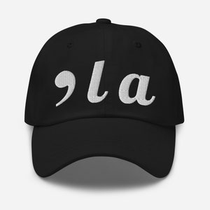 Comma La Hat (embroidered Dad Cap) - Etsy