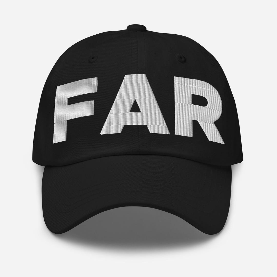 FAR Fargo Airport Hat (embroidered Dad Cap) Flying to FAR Fargo Air ...