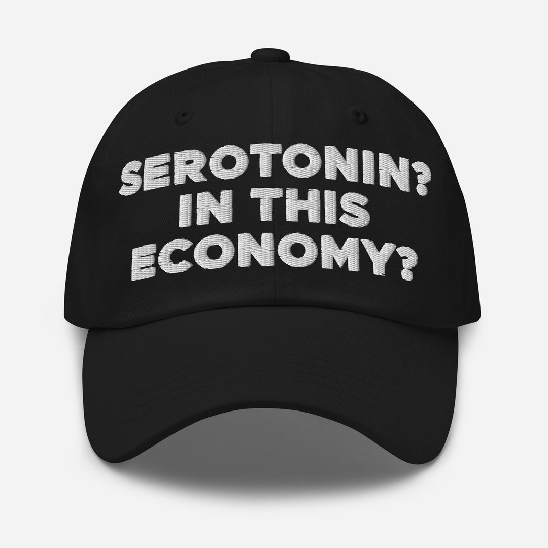 Serotonin in This Economy Hat (embroidered Dad Cap) - Etsy