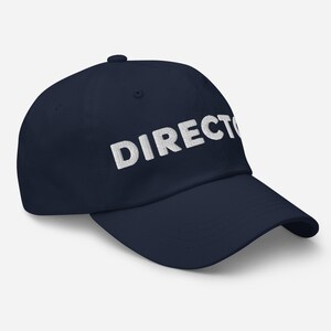 Director Hat (embroidered Dad Cap) - Etsy