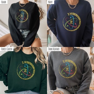 Colorful Pi Symbol Mathematical Constant Geeky Pi Day T-shirt, Math ...