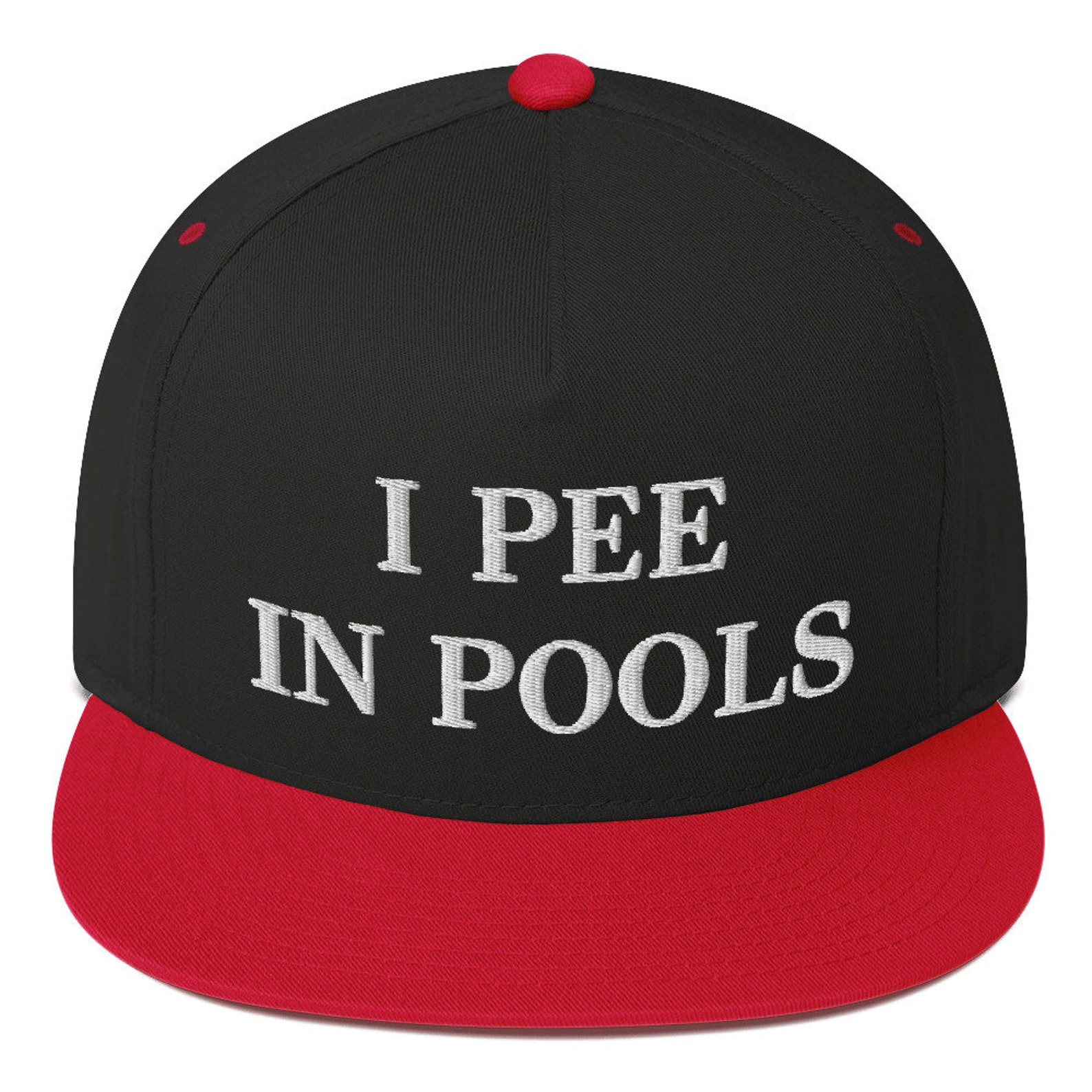 Pee in Pools Snapback Cap Pee in Pools Embroidered Hat I Pee - Etsy
