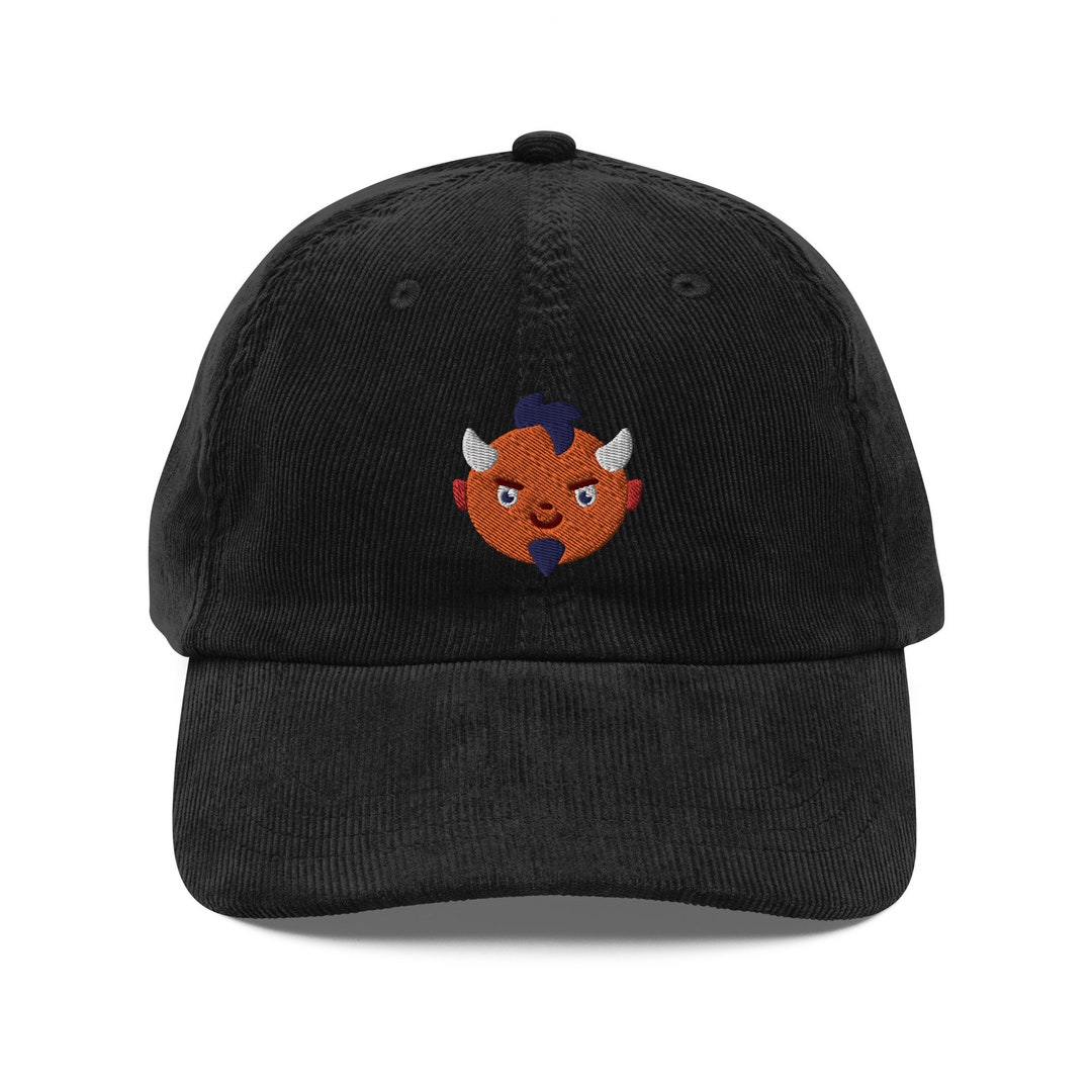 Kawaii Devil Hat (embroidered Vintage Corduroy Cap) Cute Halloween Hats ...