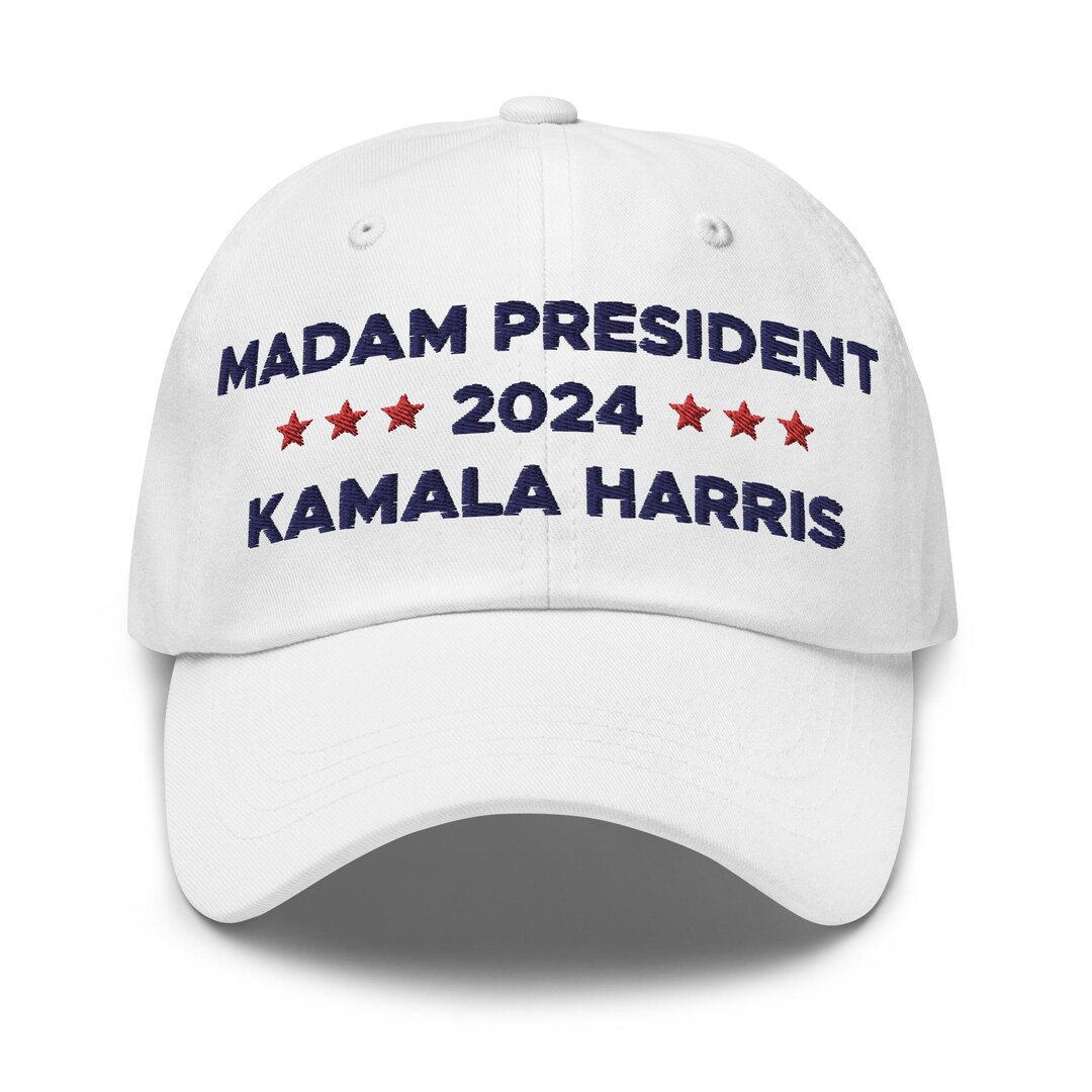 Madam President 2024 Kamala Harris Hat embroidered Dad Cap - Etsy