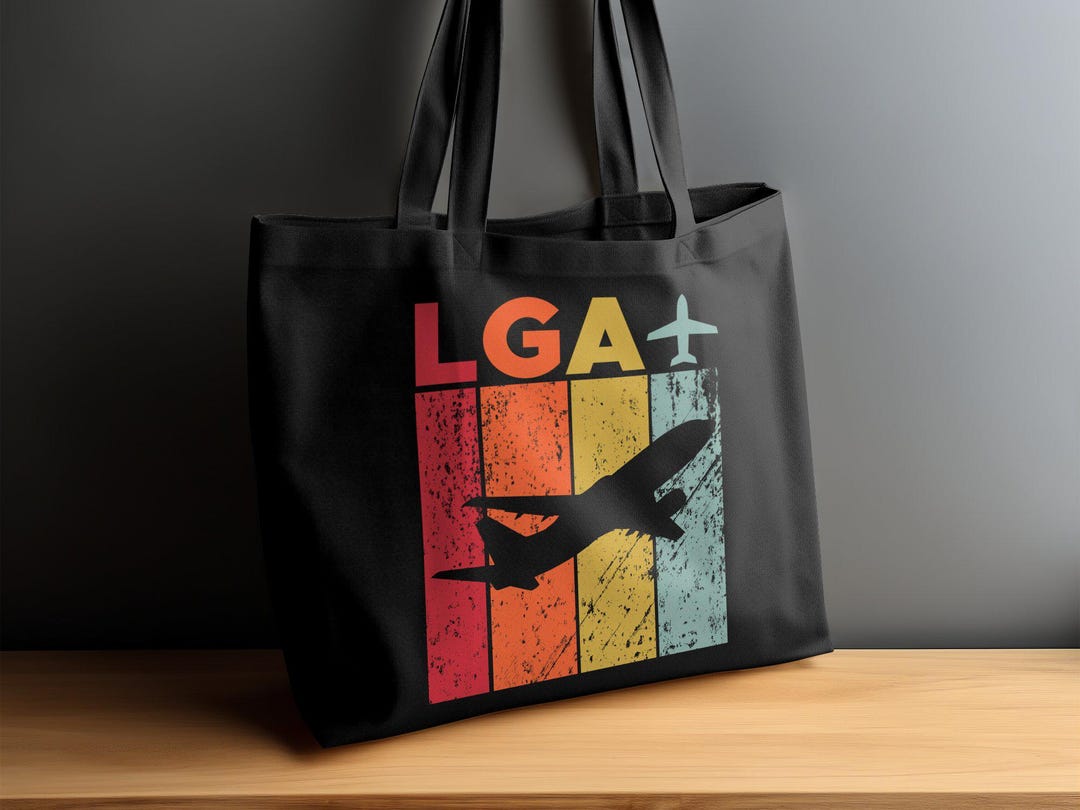 LGA Laguardia Airport Tote Bag, Flying to LGA Laguardia Visitor, Travel ...