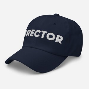 Director Hat (embroidered Dad Cap) - Etsy