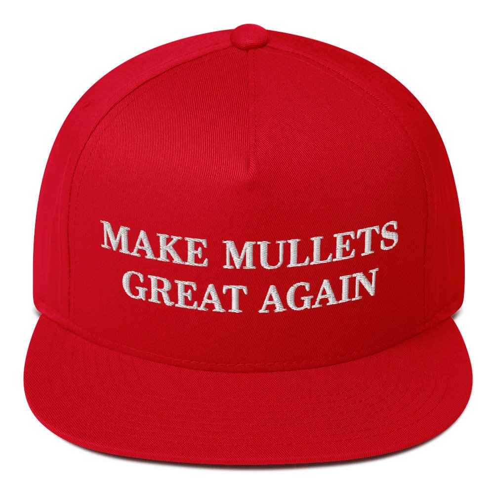 Mullets Snapback Cap Mullets Embroidered Hat Make Mullets - Etsy