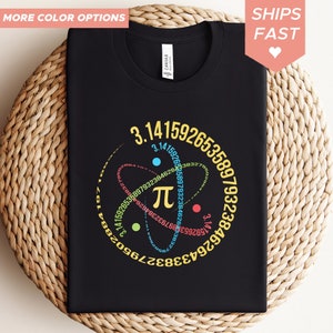 Colorful Pi Symbol Mathematical Constant Geeky Pi Day T-shirt, Math ...