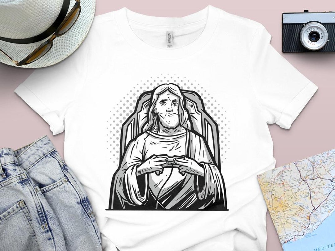 Jesus Gamer With Gaming Controller Shirt Sweatshirt Unisex - Etsy