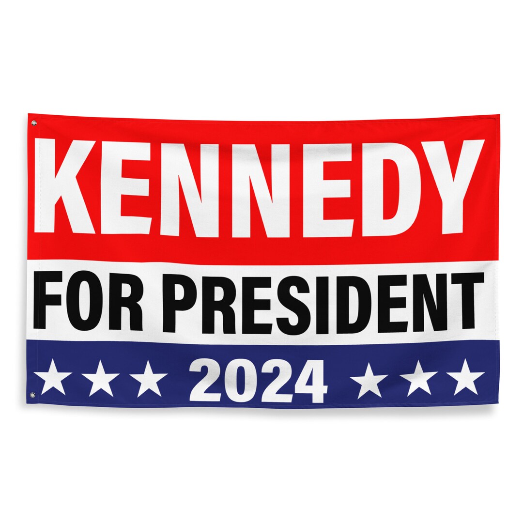 Kennedy 2024 Flag, RFK Jr for President Flag, Robert F Kennedy Jr Flag ...