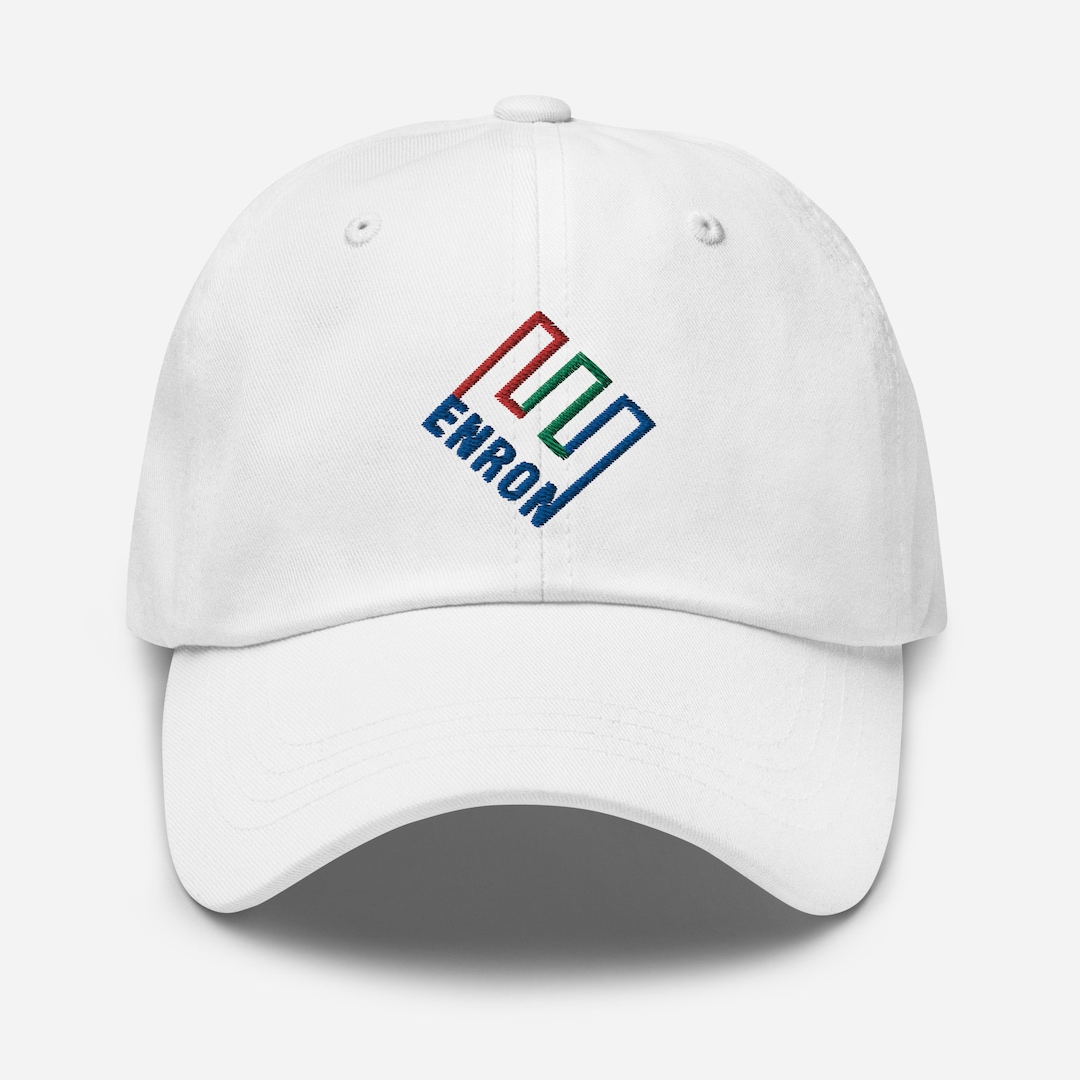 Enron Hat (embroidered Dad Cap) Enron Company Logo Baseball Cap, Fraud ...