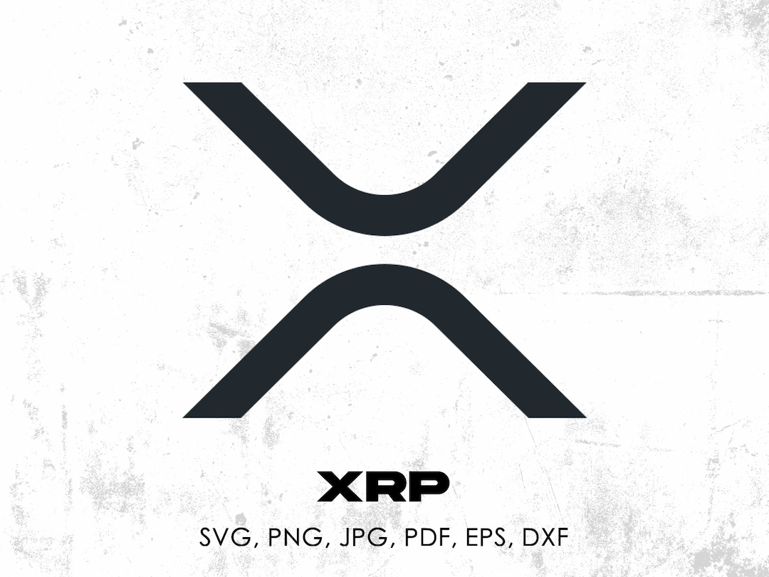 XRP Crypto Logo File, Svg, Png, Pdf, Jpg, Eps, Dxf Instant Download - Etsy