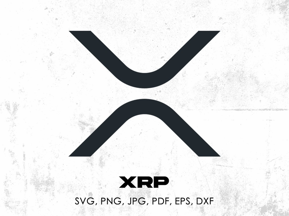 XRP Crypto Logo File, Svg, Png, Pdf, Jpg, Eps, Dxf Instant Download - Etsy