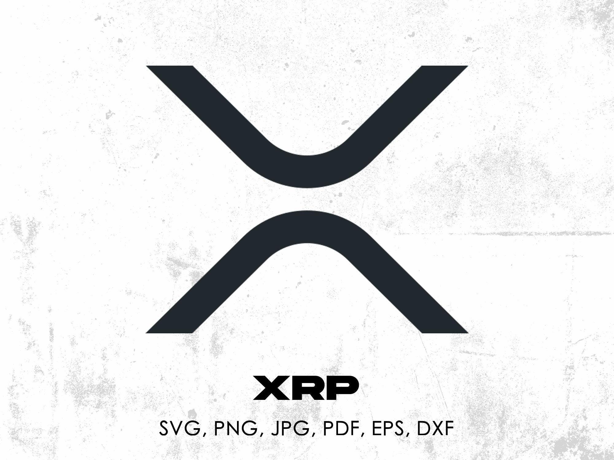XRP Crypto Logo File, Svg, Png, Pdf, Jpg, Eps, Dxf Instant Download - Etsy