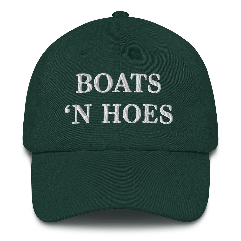 Boats and Hoes Dad Cap, Boats and Hoes Embroidered Hat, Boat Lover Hat ...