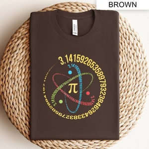 Colorful Pi Symbol Mathematical Constant Geeky Pi Day T-shirt, Math ...