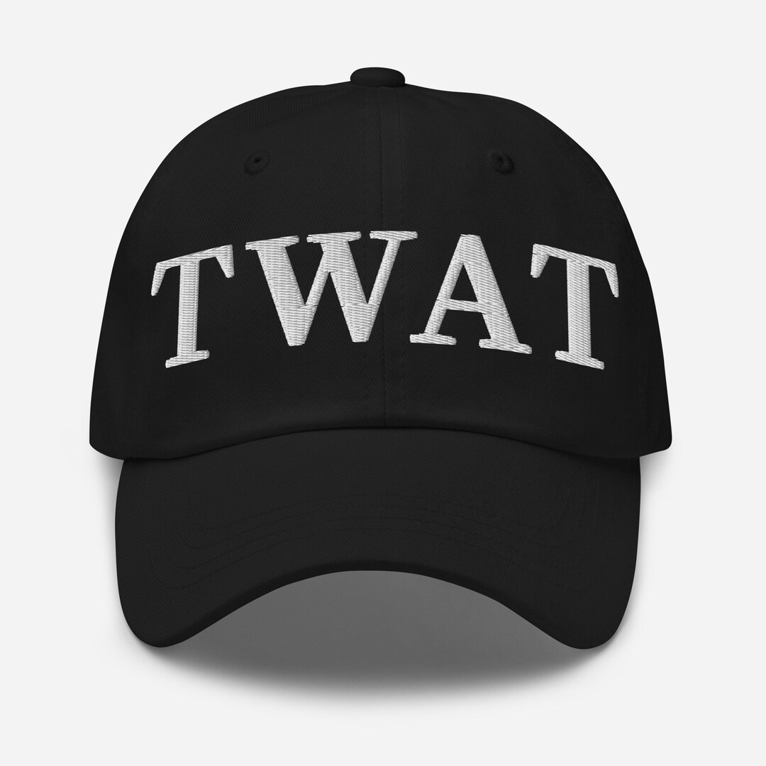 Twat Hat Hat (embroidered Dad Cap) - Etsy