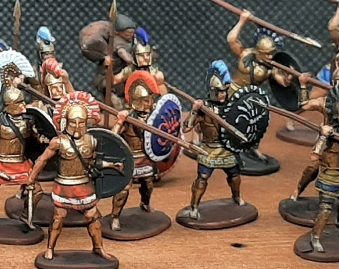 Figures Scale 1/72 Detailed Painted Spartans (36 Figures), Miniatures ...
