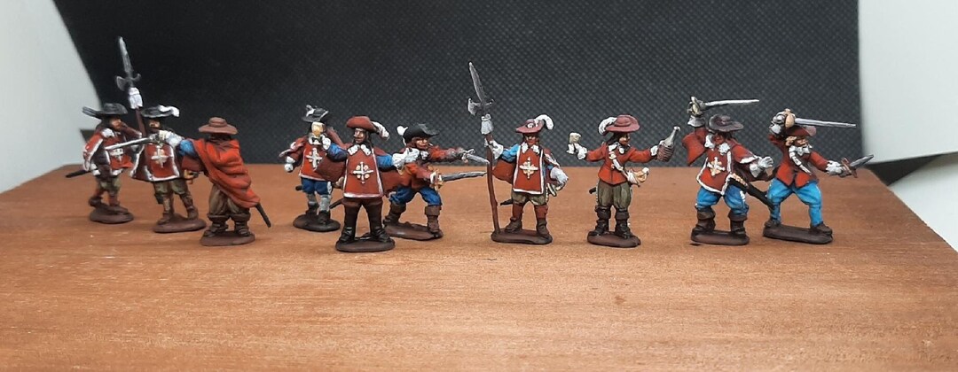 1/72 Painted Guards of Cardinal Richelieu (10 Figures), Miniatures by ...